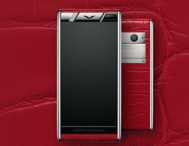 Vertu Has introduced a new model Covered in Alligator Leather and White ...