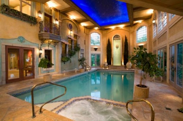 15 Indoor Pools That Only The Super Rich Will Swim In